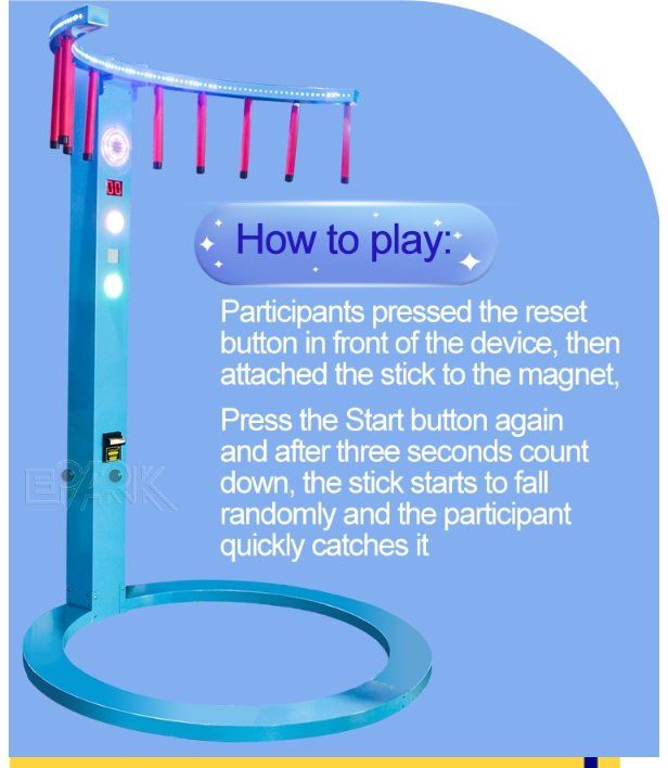 FALLING STICKS / EYE FAST CHIPS CATCH STICK ARCADE ELECTRONIC GAME ...