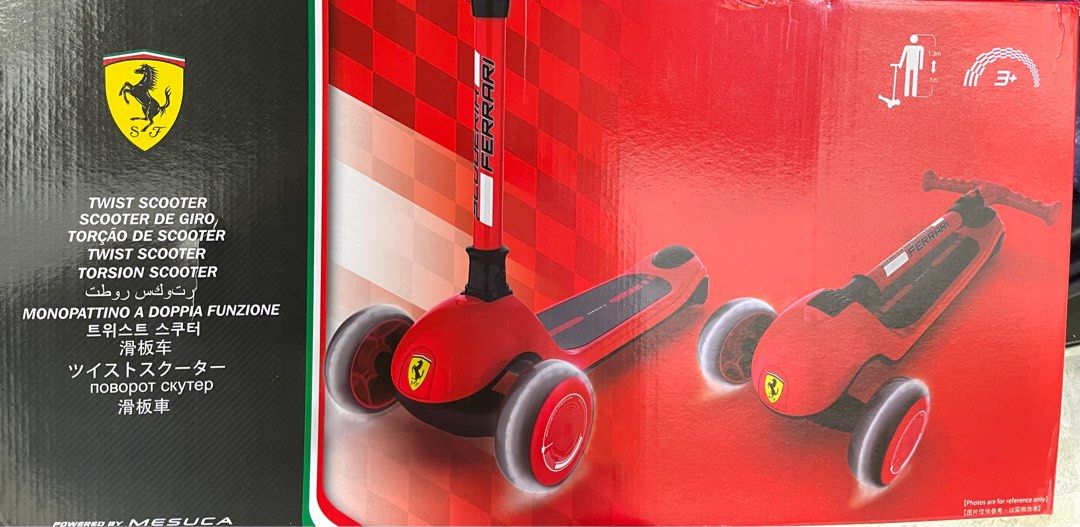 Kids Scooter Ferrari Licensed , Hobbies & Toys, Toys & Games on Carousell
