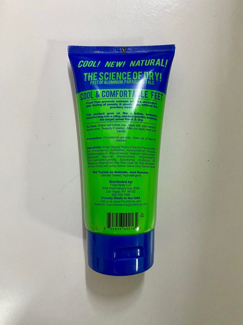 Fresh Feet Lotion (148ml), Beauty & Personal Care, Foot Care on Carousell