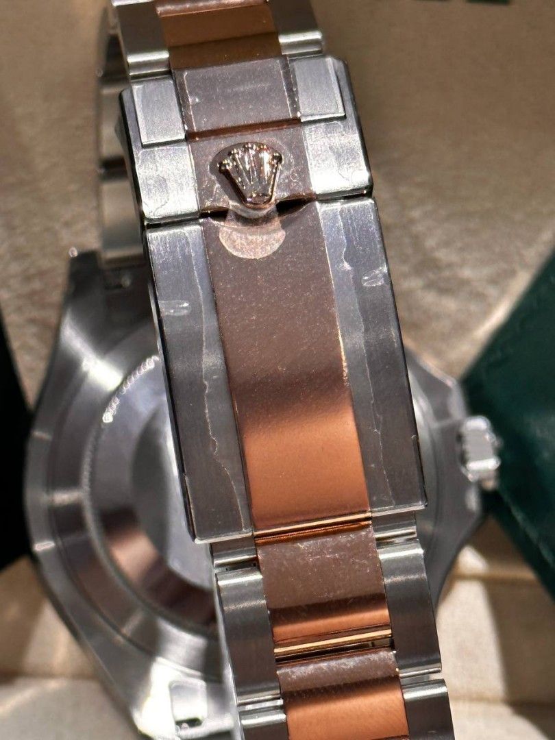 Full Factory Sticker Rolex Oyster Perpetual Date Yatch-master 40mm Rose ...