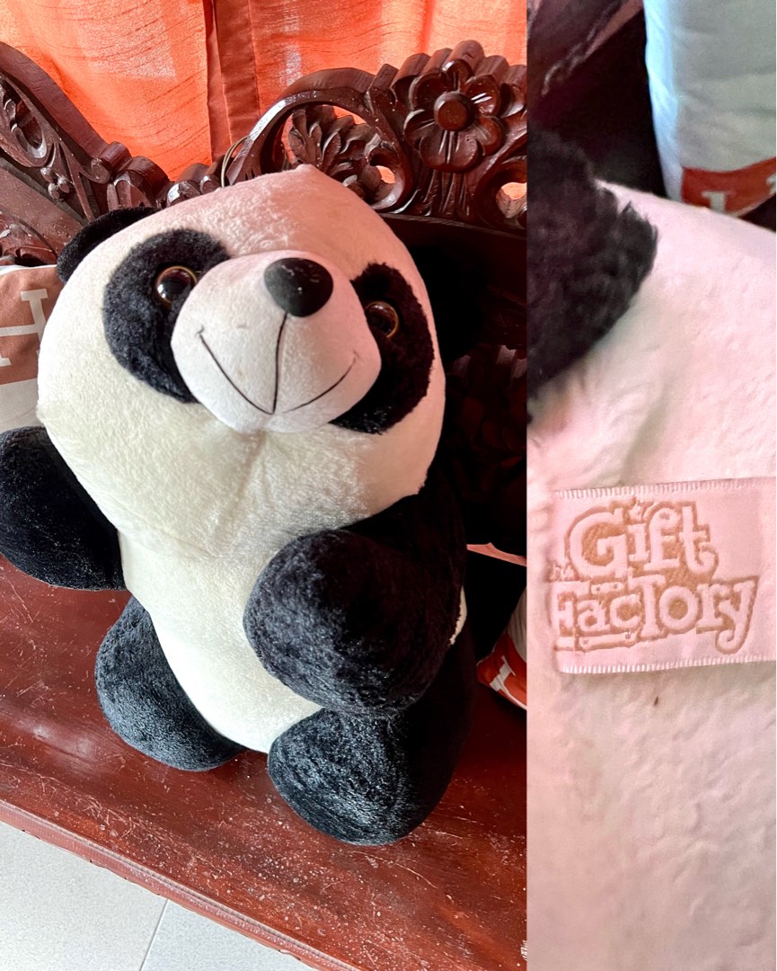 Gift Factory Panda Stuff Toy, Hobbies & Toys, Toys & Games on Carousell