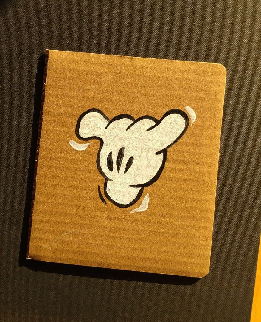 Glove hand disney gesture call me hand shaka art acrylic painting ...