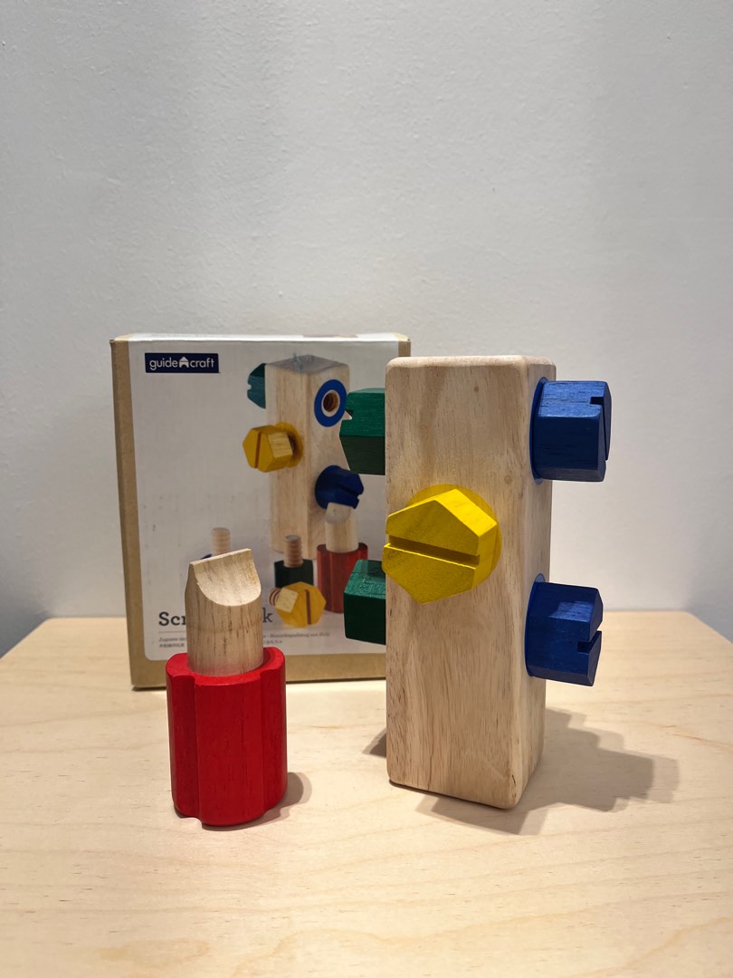 Guidecraft Screw Block, Hobbies & Toys, Toys & Games on Carousell