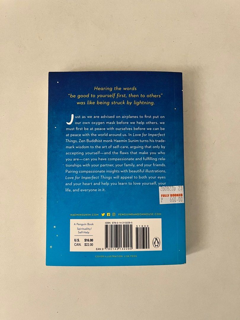 Haemin Sumin - Love For Imperfect Things on Carousell