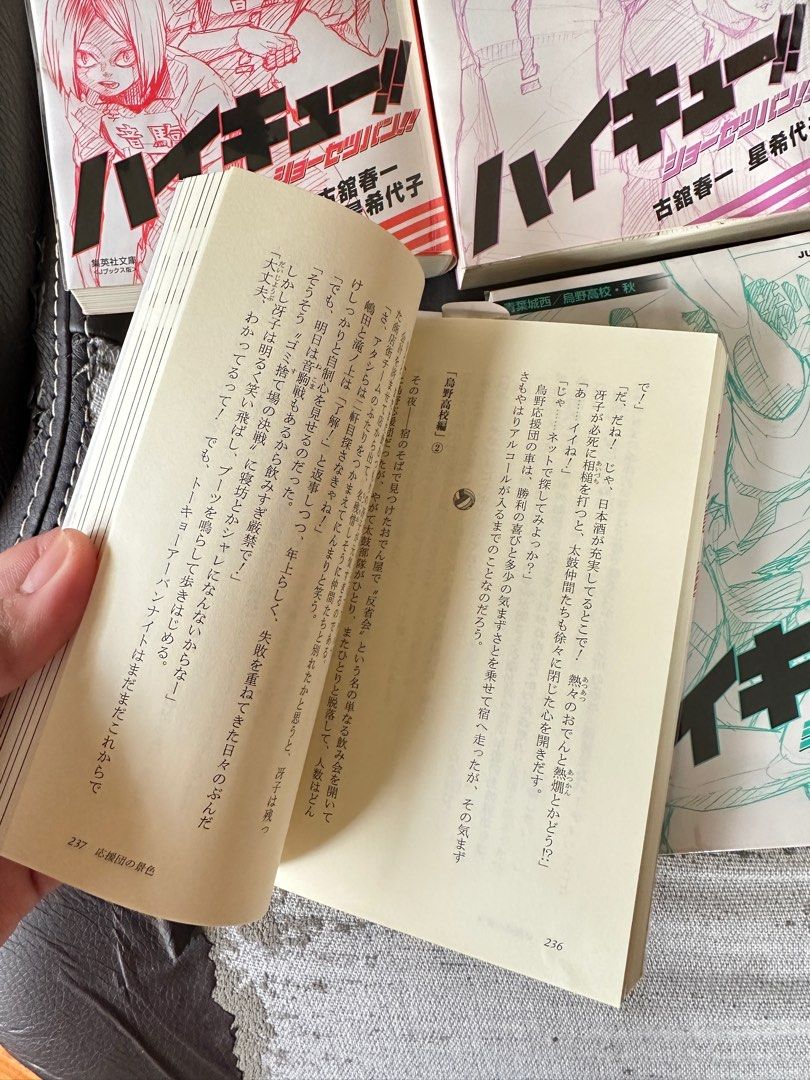 Haikyu!! Haikyuu!! Light Novels Japanese Language, Hobbies & Toys ...