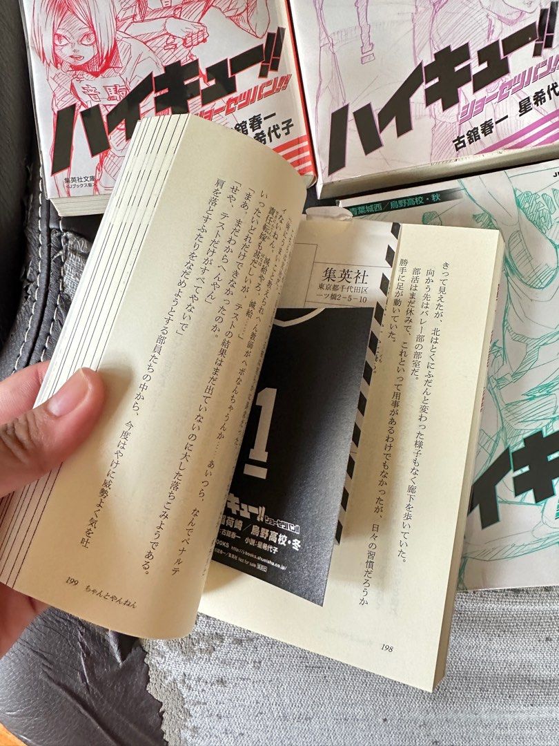 Haikyu!! Haikyuu!! Light Novels Japanese Language, Hobbies & Toys ...