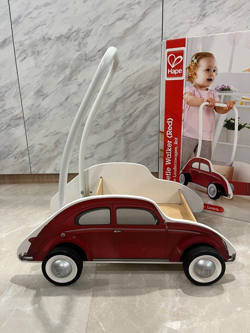 Hape Volkswagen Beetle Walker, Babies & Kids, Infant Playtime on Carousell