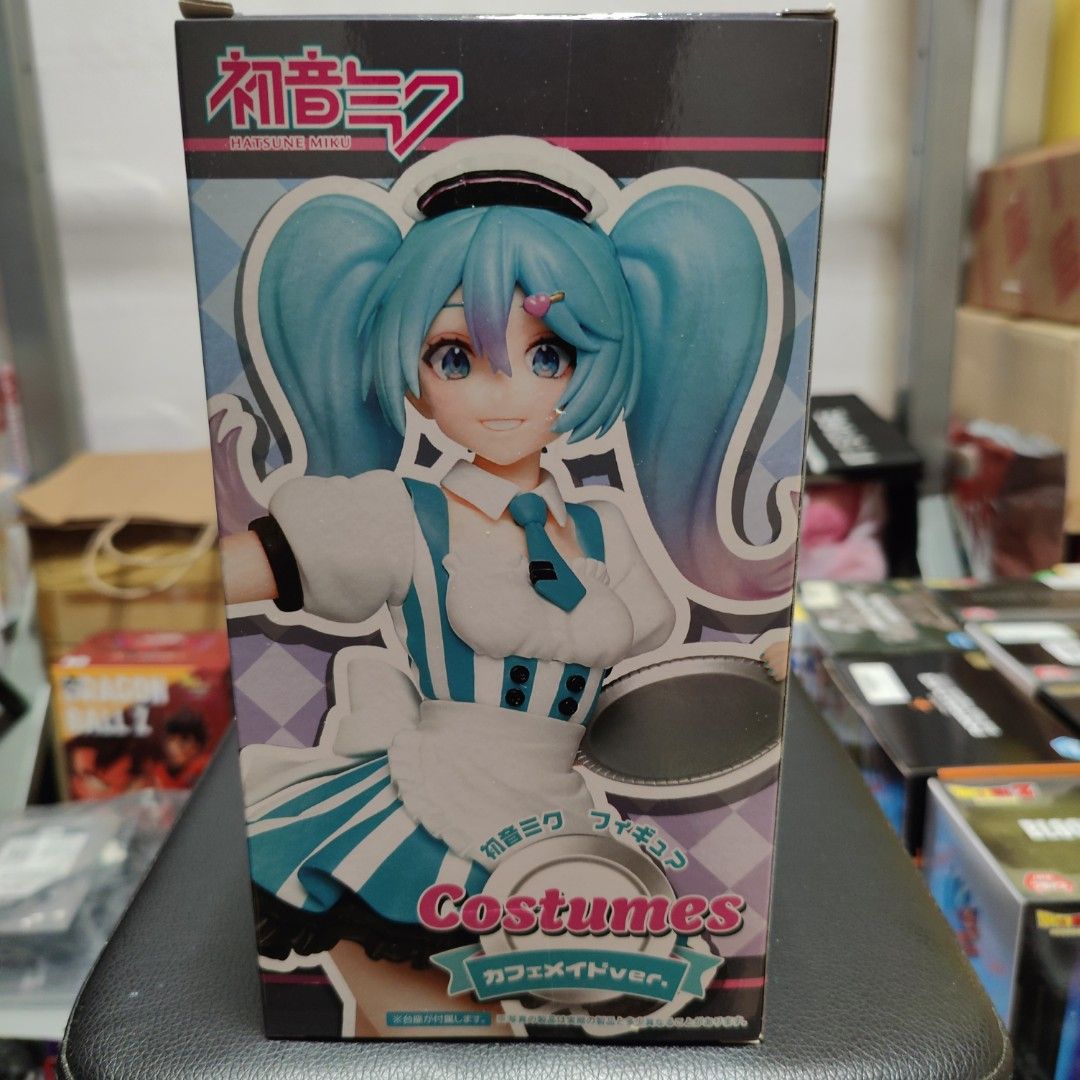 Vocaloid Hatsune Miku (Cafe Maid Ver.) Figure, Hobbies & Toys, Toys ...