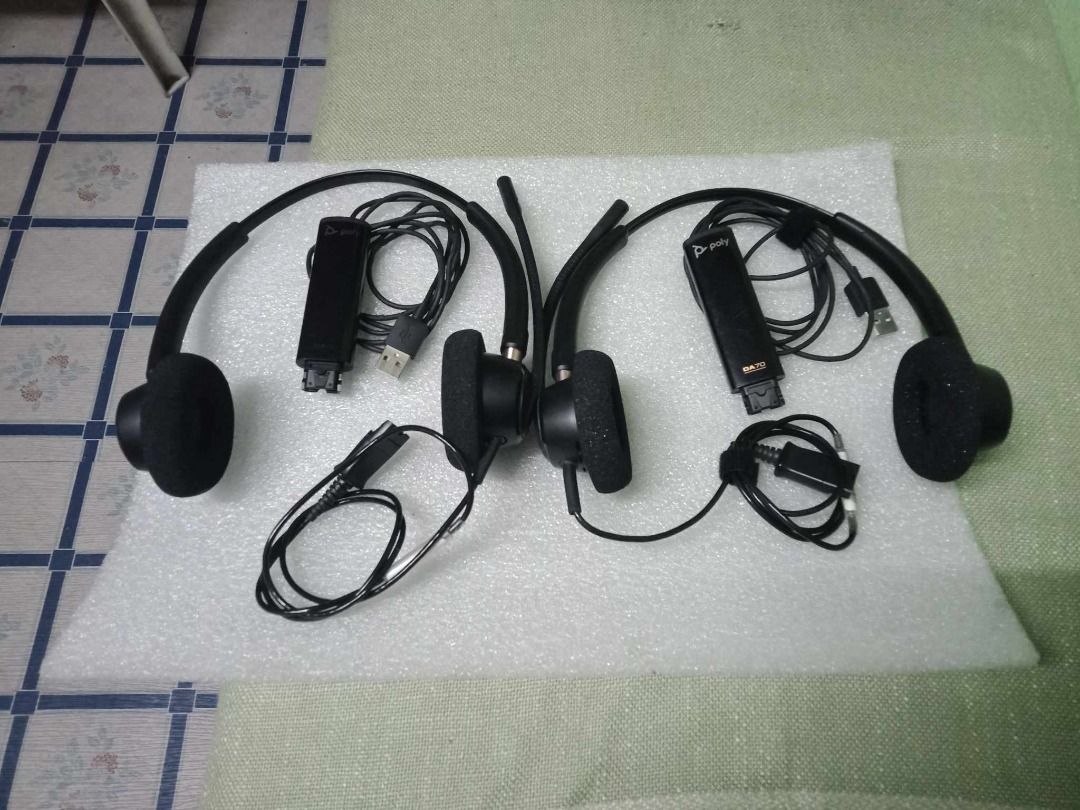 headset Plantronics DA70, Computers & Tech, Parts & Accessories, Other ...