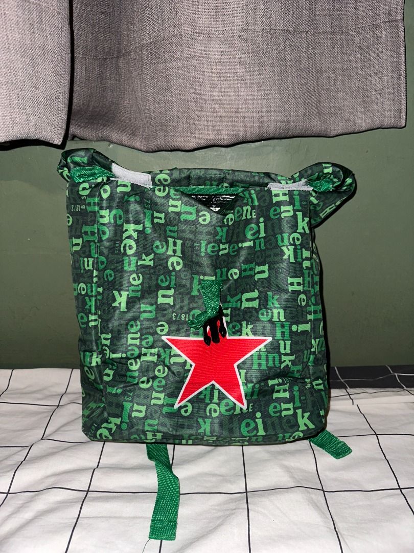 Heineken Cooler Backpack (Rare Item) - 2 units, Men's Fashion, Bags ...