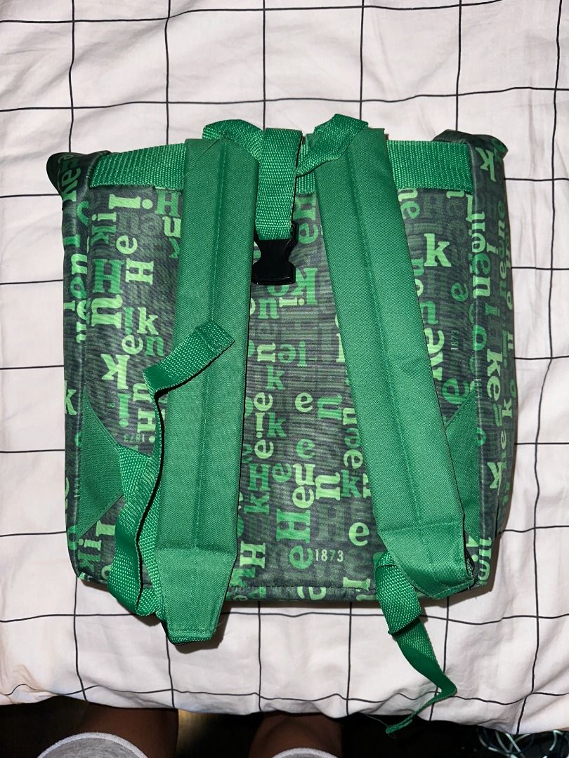Heineken Cooler Backpack (Rare Item) - 2 units, Men's Fashion, Bags ...
