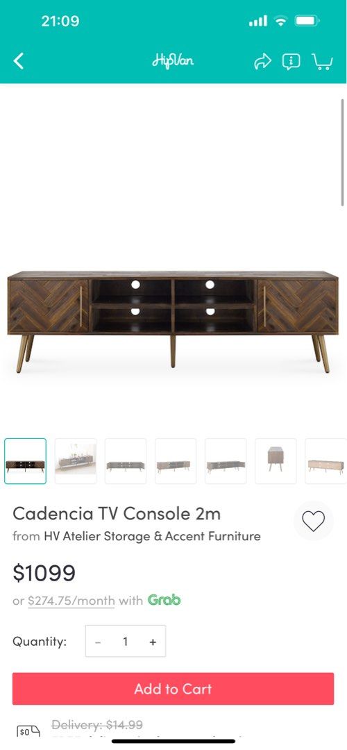 HipVan TV console - 2m, Furniture & Home Living, Furniture, TV Consoles ...