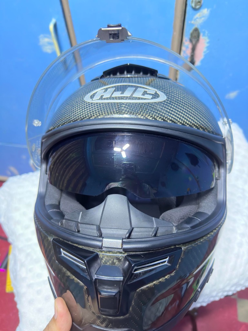 HJC Rpha 70 XL Carbon helmet, Motorbikes, Motorbike Parts & Accessories ...