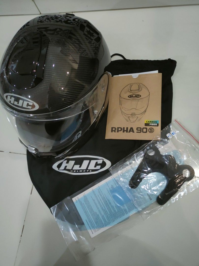 HJC Rpha 90s Carbon Fiber, Auto Accessories on Carousell