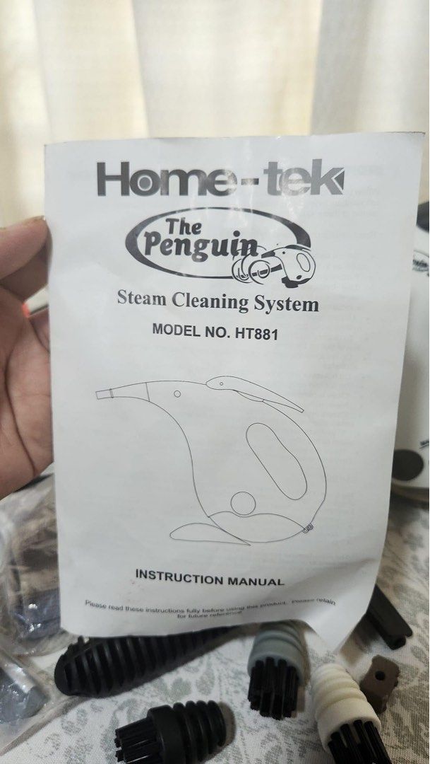 Home- Tek The Penguin Steam Cleaning System on Carousell