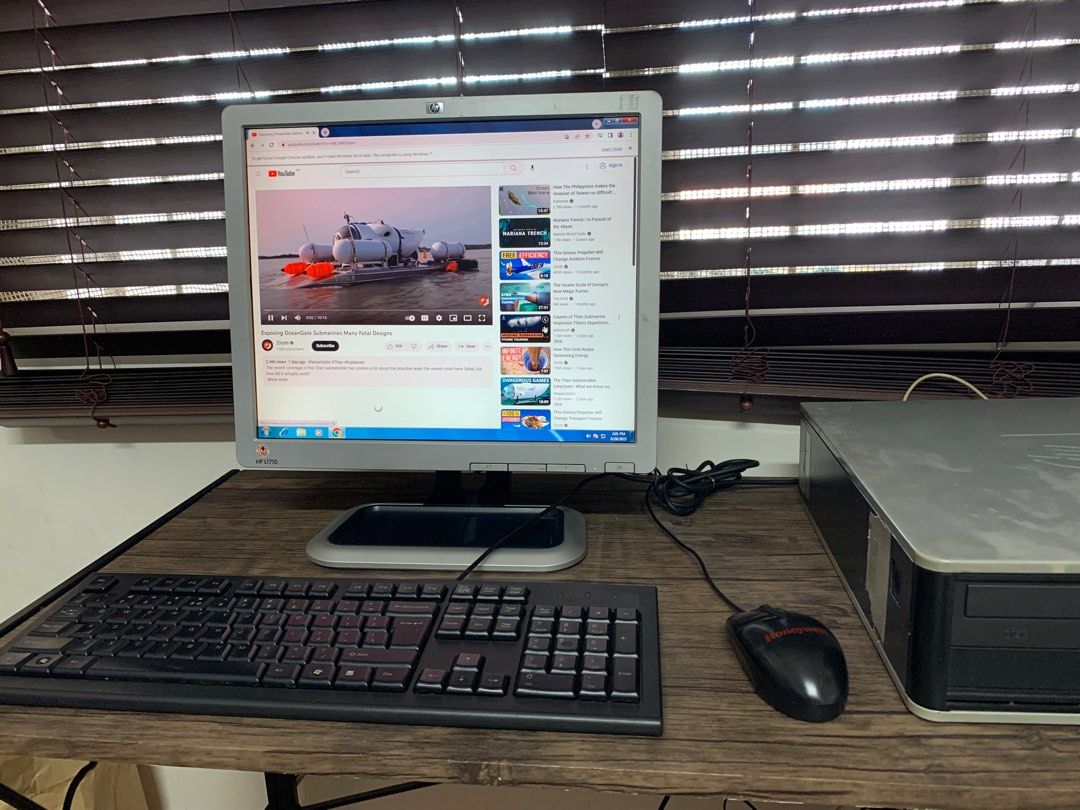 HP Computer Complete Set Core2Duo Windows 7 Office 2007, Computers ...