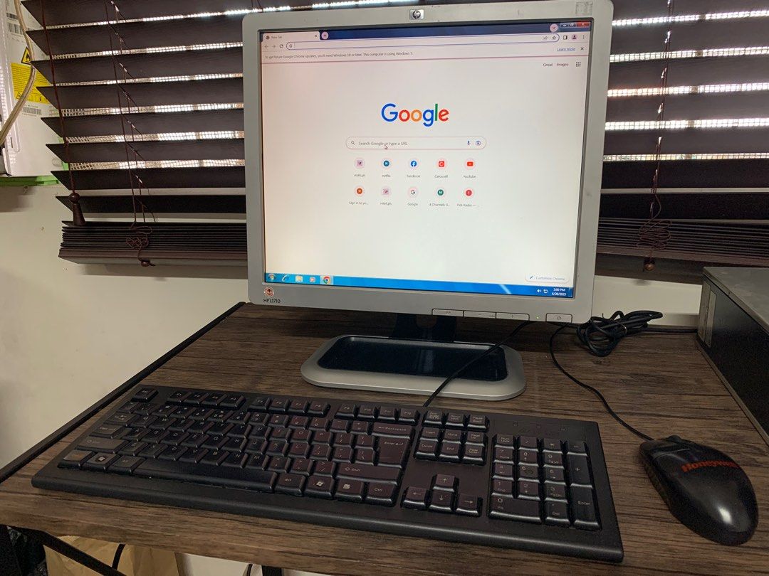 HP Computer Complete Set Core2Duo Windows 7 Office 2007, Computers ...