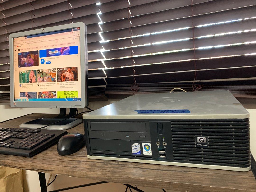 HP Computer Complete Set Core2Duo Windows 7 Office 2007, Computers & Tech, Desktops on Carousell