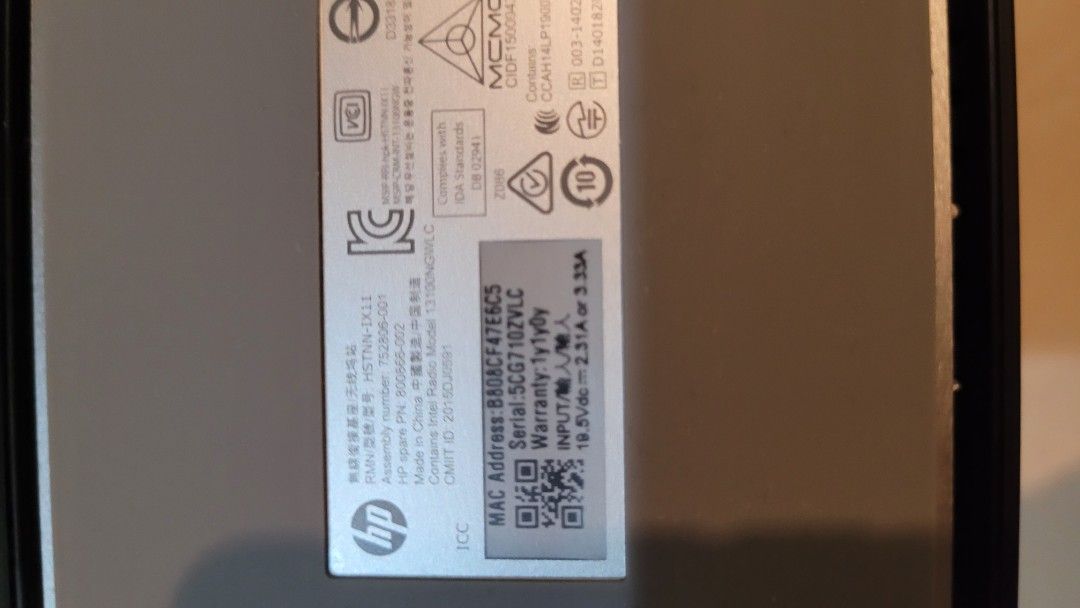 HP F7M97AA#ABA Advanced Wireless Docking Station Requires Compatible HP ...