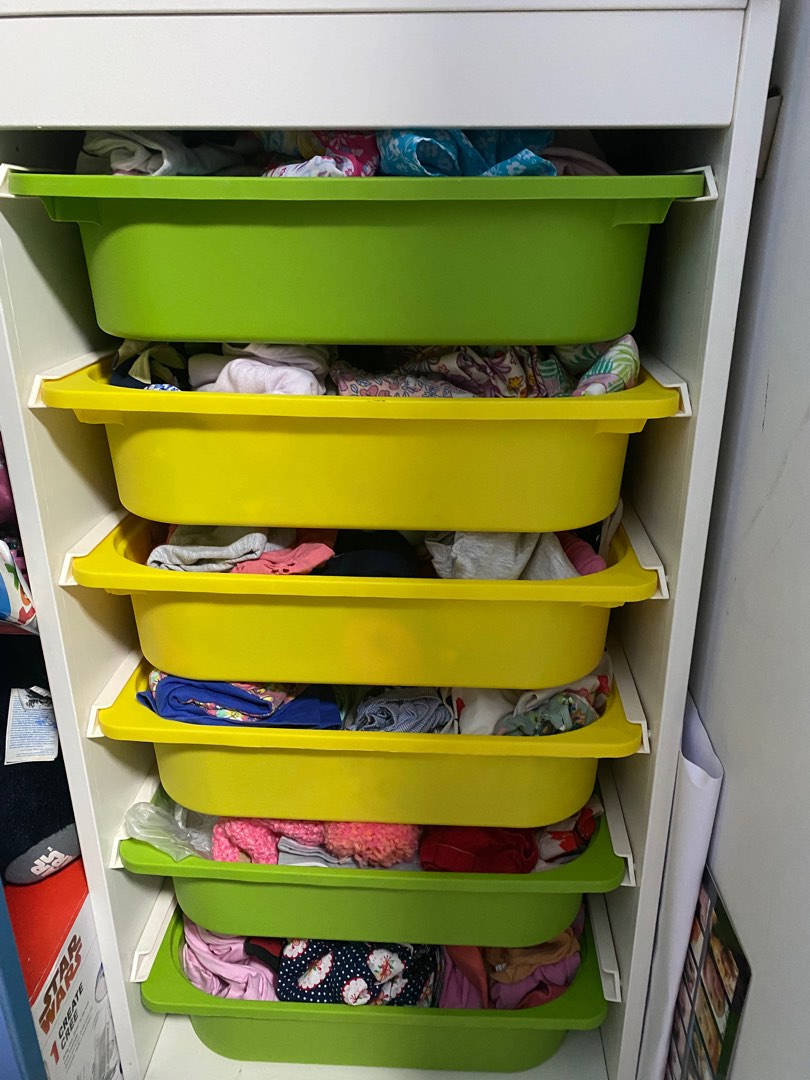 IKEA kids colourful rack, Furniture & Home Living, Furniture, Shelves ...