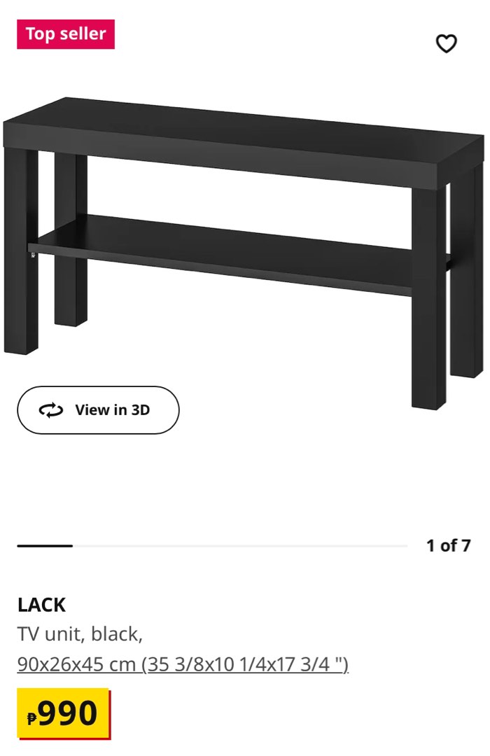 Ikea Lack TV unit, Furniture & Home Living, Furniture, TV Consoles on ...