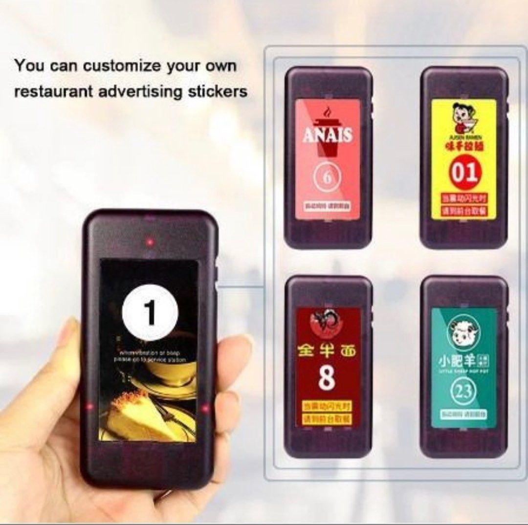 [INSTOCK] Brand New Restaurant Buzzer/ Queue System/ Pager System ...