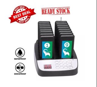 [INSTOCK] Brand New Restaurant Buzzer/ Queue System/ Pager System ...
