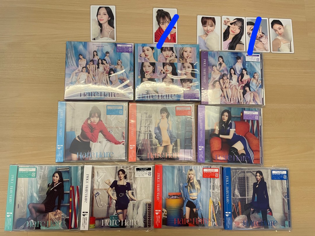 [Instocks] Twice Hare Hare Japan 10th single albums limited once japan solo version nayeon ...