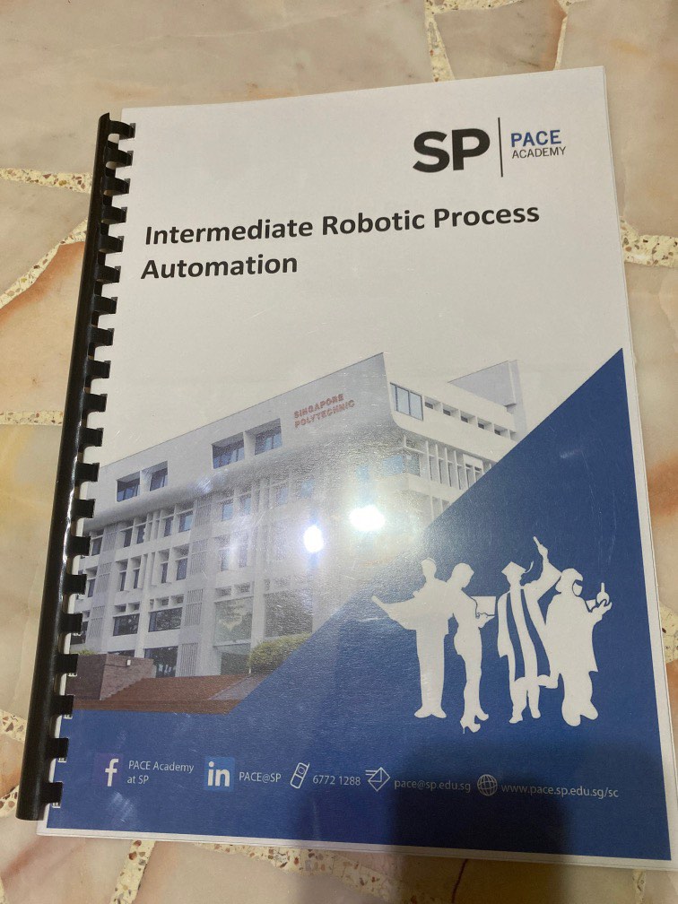 Intermediate Robotic Process Automation, Hobbies & Toys, Books ...