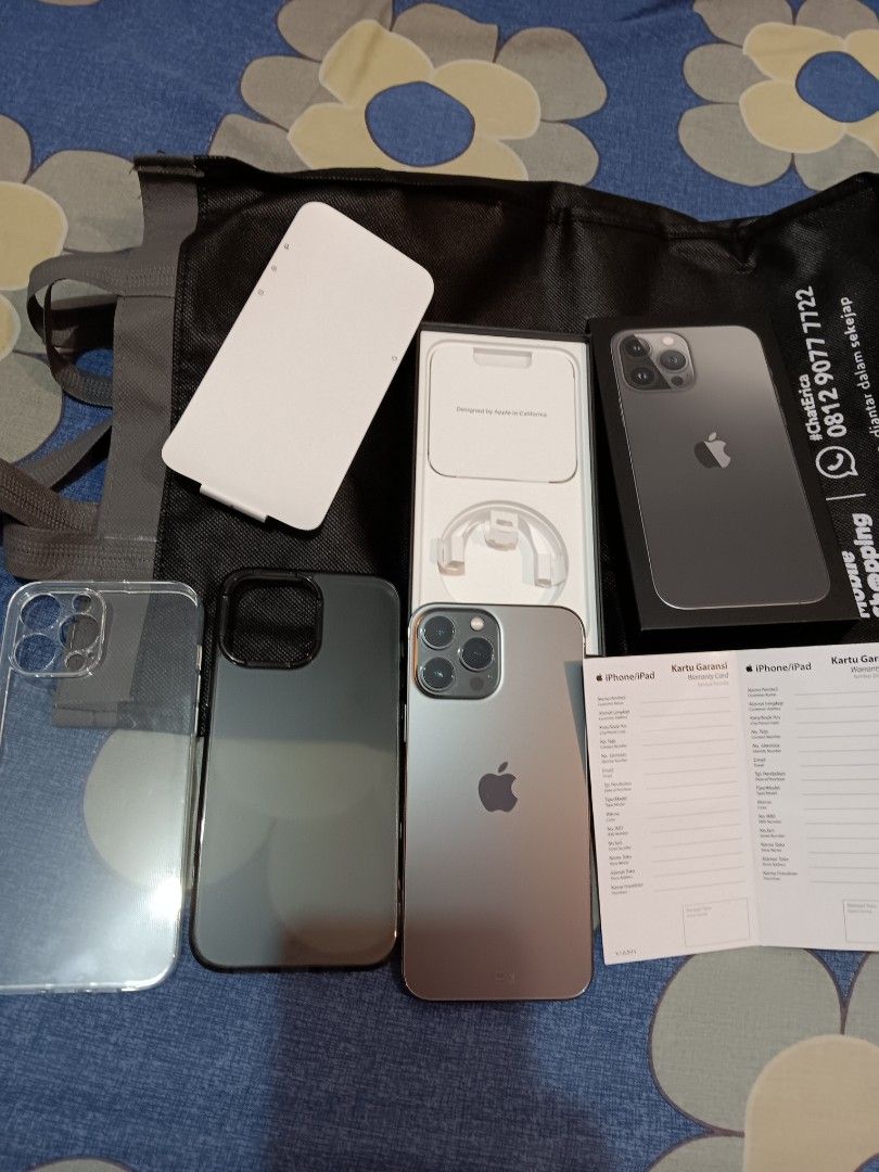 Iphone 13 promax ex ibox fullset, Telepon Seluler & Tablet, iPhone ...