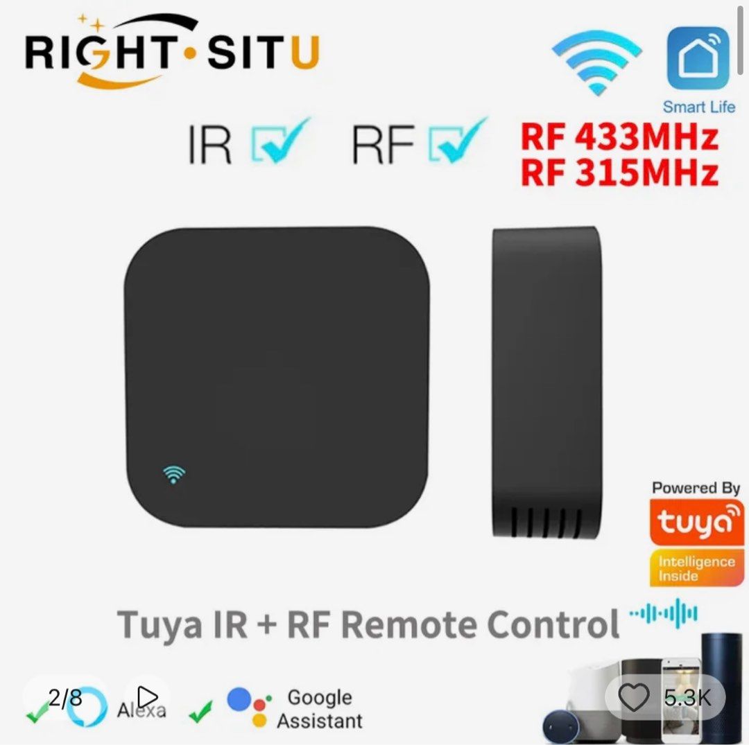 IR & RF remote control, TV & Home Appliances, TV & Entertainment ...