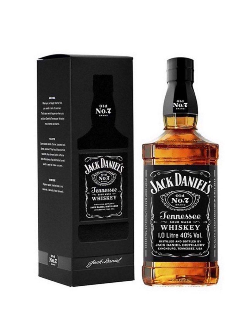 Jack Daniels 1litre, Food & Drinks, Alcoholic Beverages on Carousell
