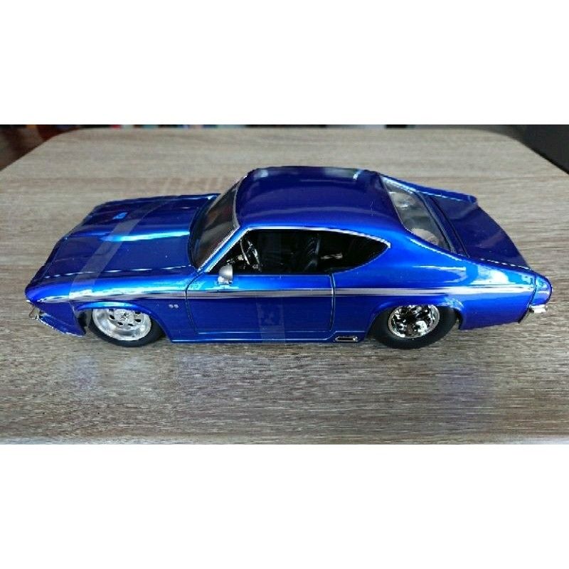 Jada 1:24 Scale 1969 Chevy Chevelle SS Candy blue, Hobbies & Toys, Toys ...