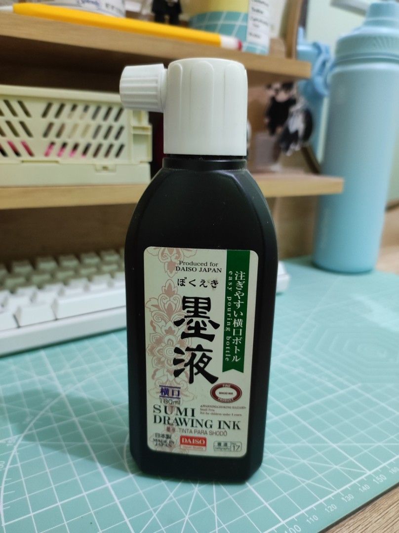Japan Daiso Sumi Drawing Ink Manga Ink, Hobbies & Toys, Stationary ...