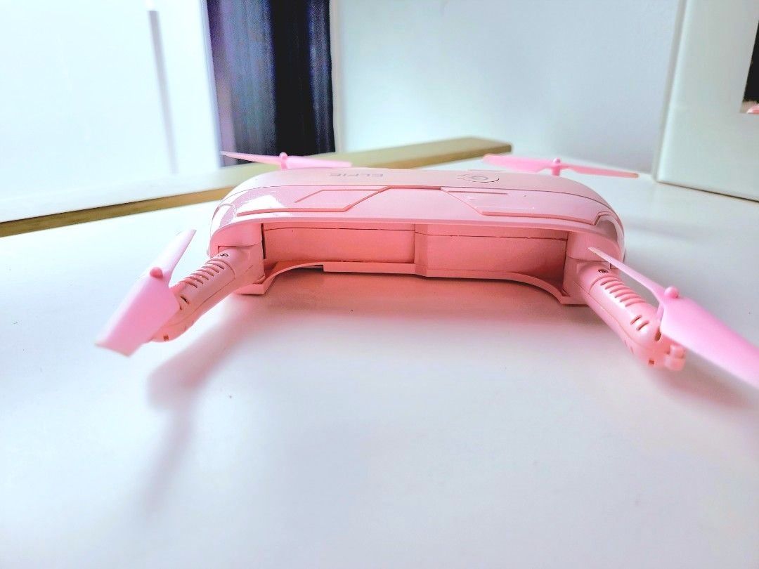 JJRC H37 Elfie Drone pink, Photography, Drones on Carousell