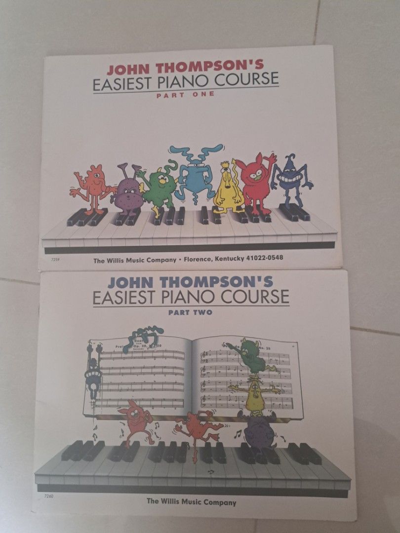 John Thompson Piano Books, Hobbies & Toys, Music & Media, Music Scores ...