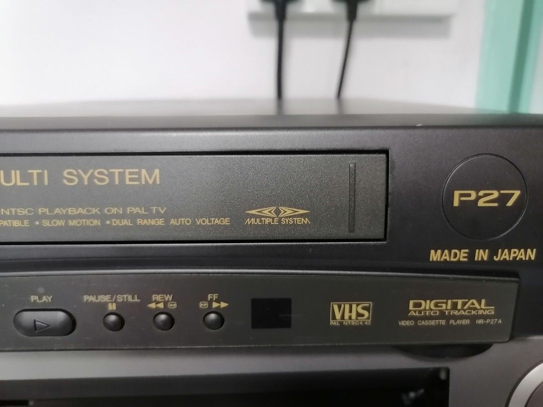 JVC potable VHS video cassett player, TV & Home Appliances, TV ...