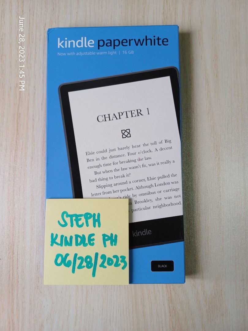 Kindle Paperwhite 5 11th Gen (Latest Version) 16GB Black on Carousell