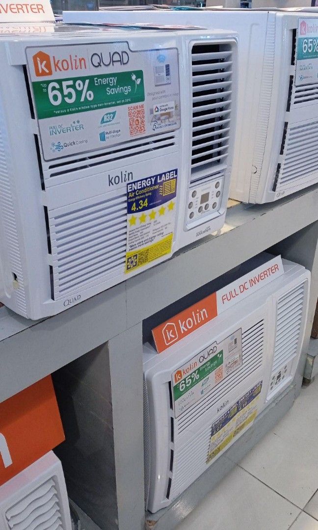 KOLIN WINDOW TYPE INVERTER AIRCON, TV & Home Appliances, Air ...