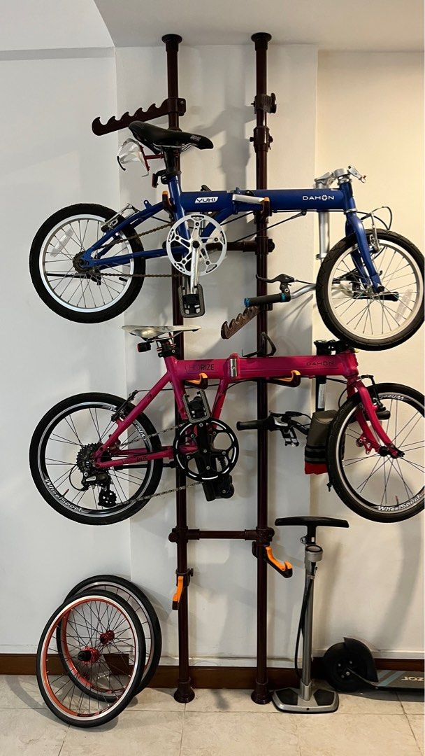 Korean Double Pole Bike Rack, Sports Equipment, Bicycles & Parts, Parts ...