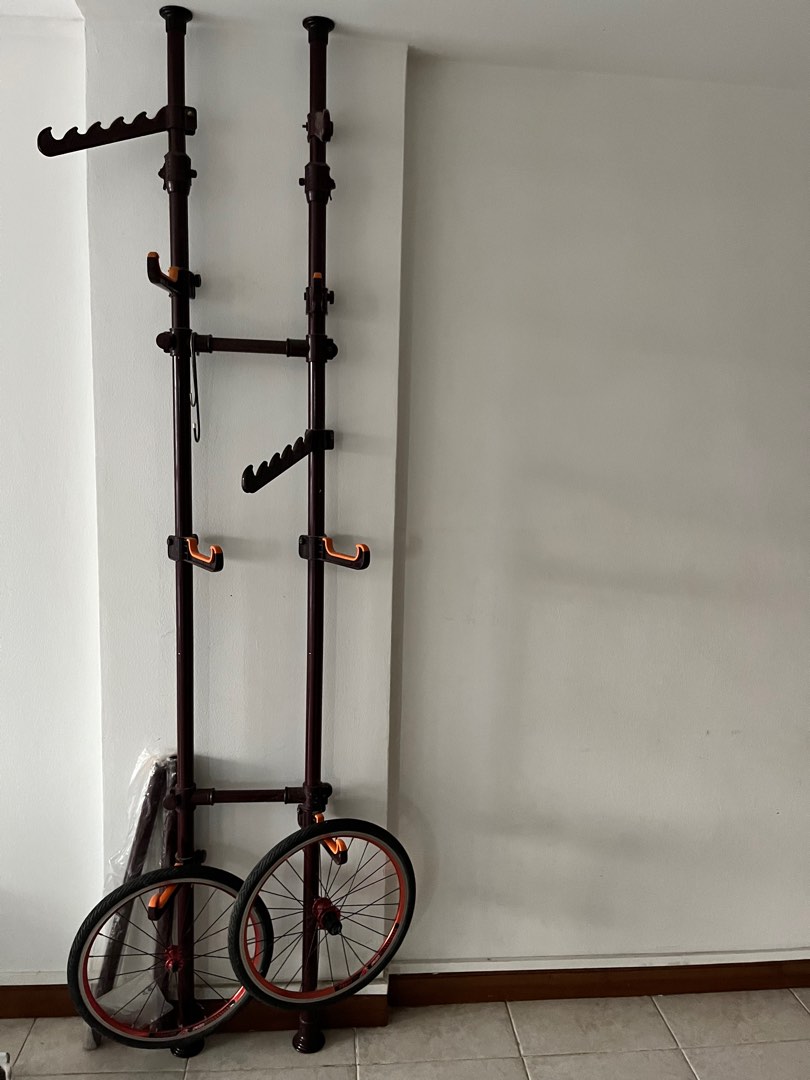 Korean Double Pole Bike Rack, Sports Equipment, Bicycles & Parts, Parts ...