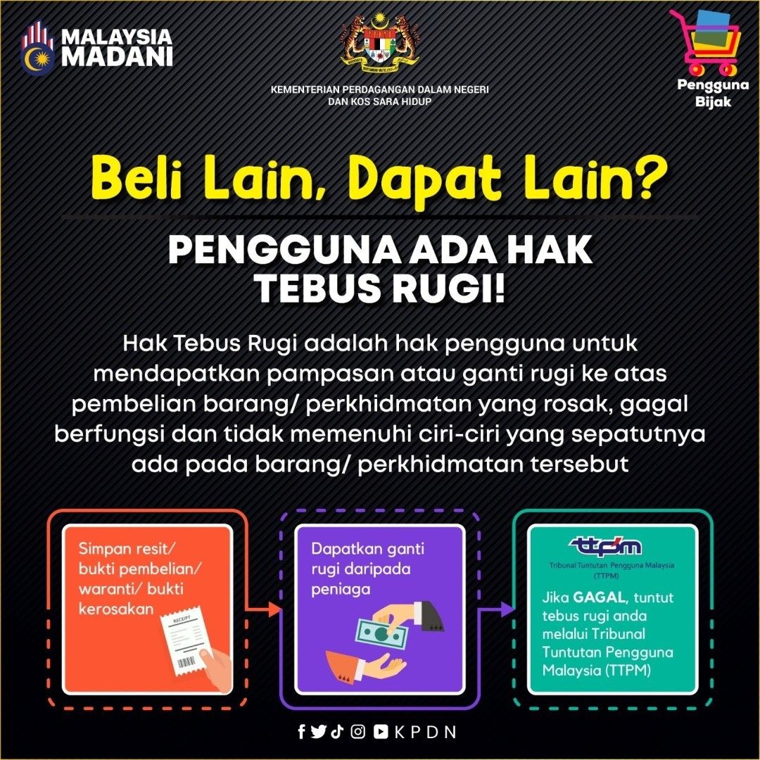 KPDN, Announcements on Carousell