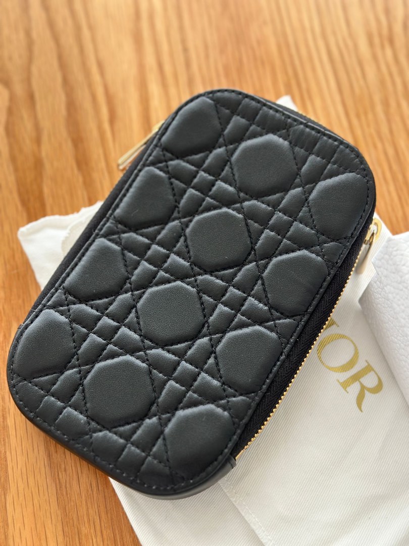Lady Dior Phone Holder, Luxury, Bags & Wallets on Carousell
