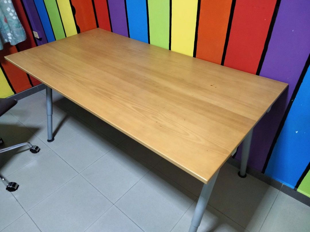 Large 160cm x 80cm Work Desk Study Desk Study Table, Furniture & Home ...