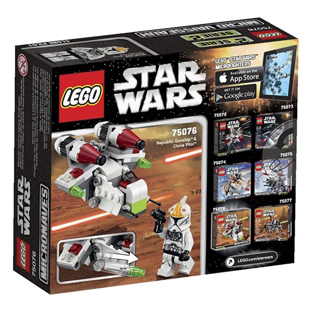 LEGO 75076 Republic Gunship Microfighter, Hobbies & Toys, Toys & Games ...