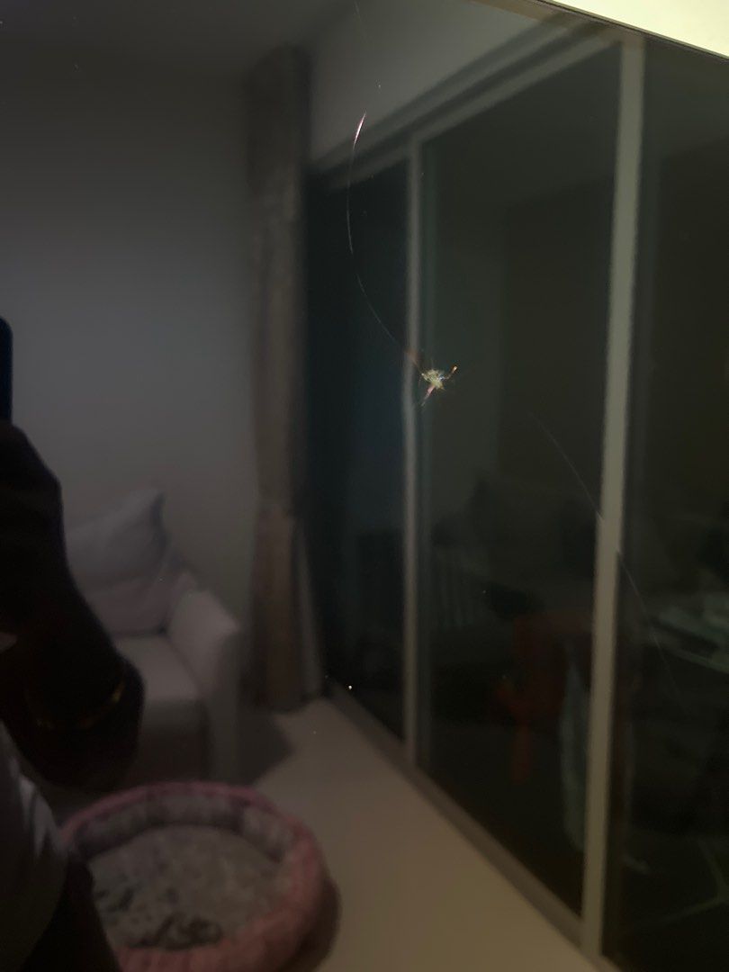 LG OLED TV Cracked screen, TV & Home Appliances, TV & Entertainment, TV ...