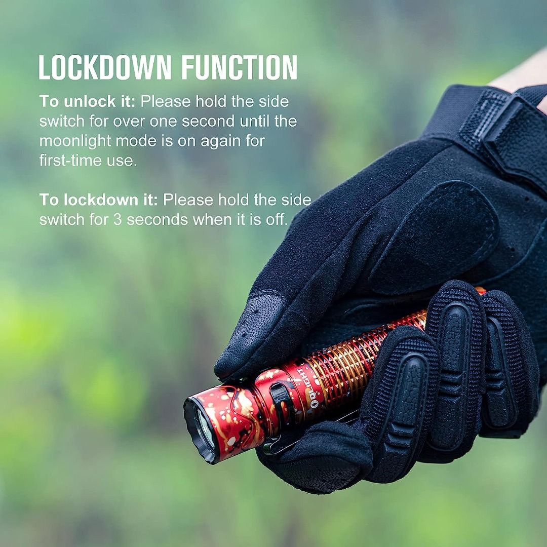 [Limited Edition] Olight Warrior Mini 2 Lava Camouflage LED Flashlight ...