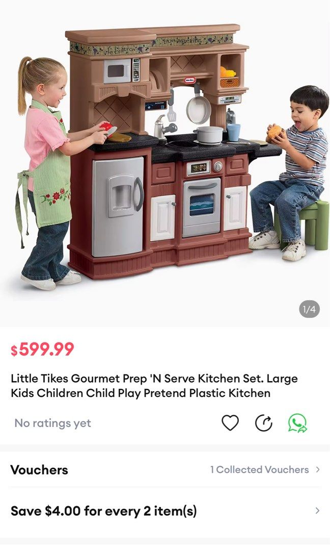 Little Tikes Kitchen Set Pretend play, Babies & Kids, Infant Playtime ...