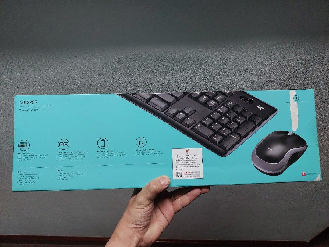 Logitech Mk270r Wireless Keyboard And Mouse Set Computers And Tech Parts And Accessories Computer