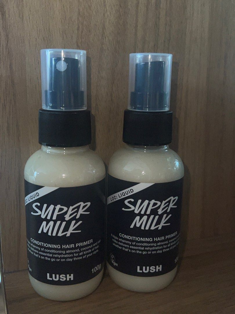 Lush supermilk spray 100ml, Beauty & Personal Care, Hair on Carousell
